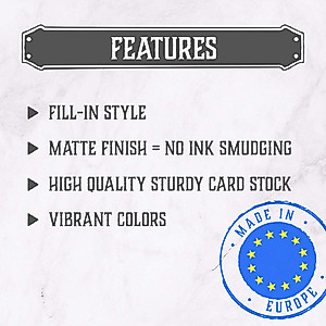 Set of 50 Gold Advice and Wishes Cards, Perfect for the Bride and Groom, New Mr and Mrs, Baby Shower, Bridal Shower, Wedding Shower, Reception, Graduation Party, Retirement Party, Anniversary