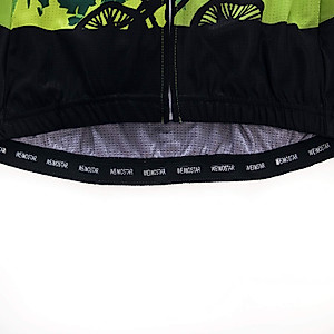 JPOJPO Cycling Jersey Men Skull Team Bike Clothing Long Sleeve Quick-Dry Reflective S-3XL