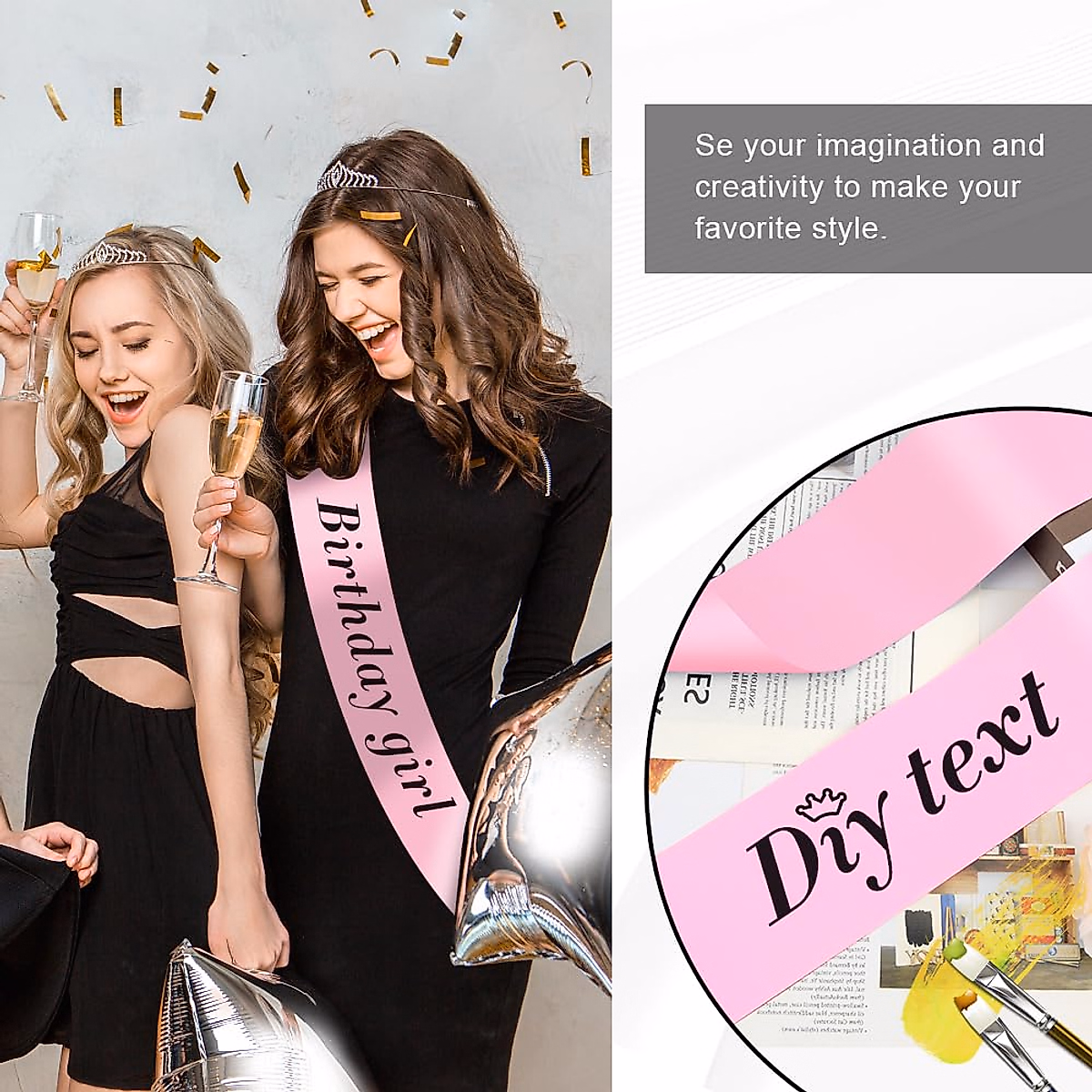 Pink Sash 12 Pcs Light Pink Blank Sash Bulk Breast Cancer Sash Blank Satin Sash Pink Sashes Prom Queen Sash Girl Scout Sash Homecoming Queen Sash Pageant Sash Diy Sash Party Favors Bride To Be Sash