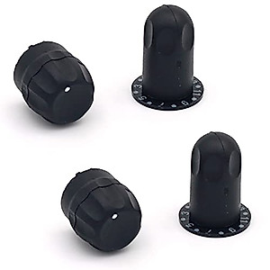Kymate Radio Knobs Replacement Volume and Channel Knob for Motorola Radios XTS2500 XTS2500I XTS1500 XTS2250 2Pair