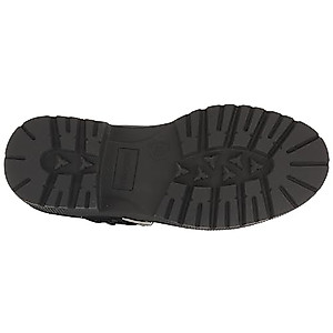 Steve Madden Girls Shoes Girls Brookee Motorcycle Boot, Black, 2 Little Kid