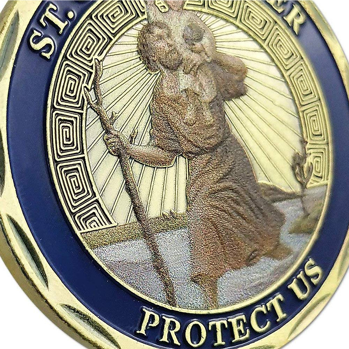 St. Christopher Challenge Coin for Travelers
