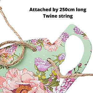 Tea Party Decoration Banner 2 Pack with 12 Pre-Strung Cups | Vintage Garden Teapot Decor, Tea Party Supplies For Girls, Princesses, Bridal Showers, Birthday | Alice in Wonderland Party Garland Decor