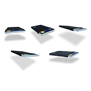 Modern Carry Elastic Minimal Card Holder, Minimalist Wallet for Men & Women, Stretch Credit Card & Business Card Holder, Stretchy Slim Credit Card Wallet - Ultra Thin w/ 1 Card Slot (Black)