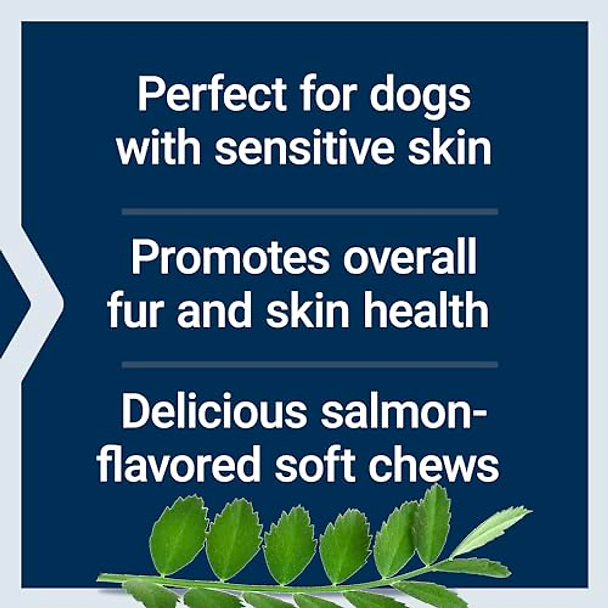 Life Extension Dog Skin & Coat - Dog Food Supplement for Healthy Skin and Coat – Omega-3 Fish Oil for Dogs, Salmon Flavor, No Artificial Colors or Flavors - 90 Soft Chews