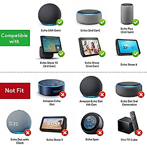 KFD 30W Power Supply Adapter Charger for Amazon Echo 3rd Gen, Echo 4th Gen, Echo Plus 2nd Gen, Echo Show 2nd gen, Echo Show 8, Echo Show 10 3rd Gen US Wall Charging Cable 1.8M DC Cable