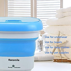 Portable Mini Folding Washing Machine Small Laundry Tub Wonder Magic Compact Washer Clothes Bucket for Baby Washer