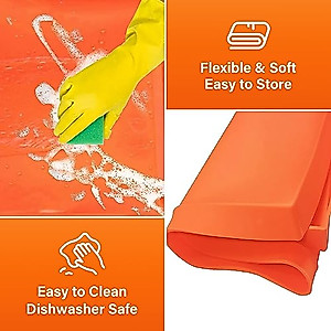 Griddle Mat for Blackstone 28 Inch Griddle,28" Blackstone Griddle Mat,Heavy Duty Food Grade Silicone Grill Cover Mat,Protect Griddle from Rodents,Insects,Debris,and Rust,All Season Protective Cover