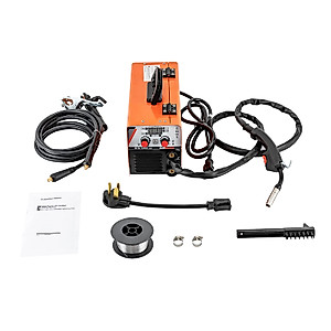 110/220V Welding Machine MIG/Lift TIG/ARC 3-in-1 Welder Machine Kits 135A Flux Core Welder MIG Welding Machine