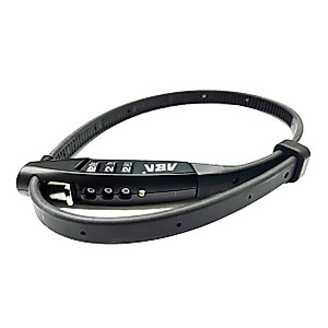 18” Zip Combination Keyless Cable Lock Lightweight Bike/Scooter/Luggage Lock Item Bike Lock (1)