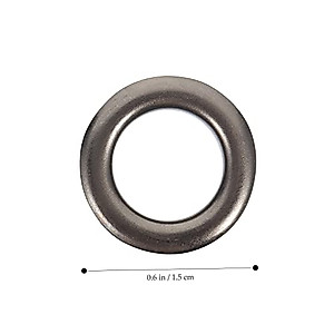 COHEALI 50 Sets Air Eye Button Double Sided Curtains DIY Crafts Piercing Kit Sewing Eyelets Snap Fasteners Kit Grommet Tools Copper Black Bags Piercing Set Button Fastener DIY Kits