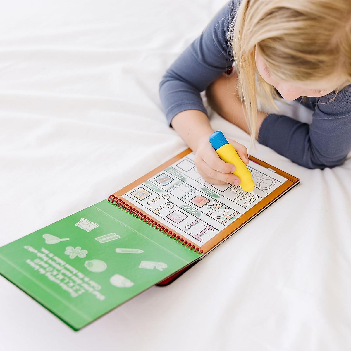 Melissa & Doug On the Go Water Wow! Reusable Water-Reveal Activity Pad - Alphabet - FSC Certified