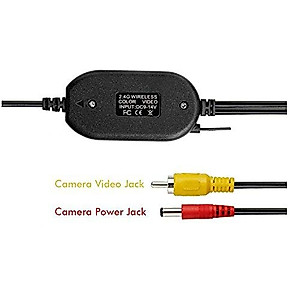 BW 2.4G Wireless Color Video Transmitter and Receiver for The Vehicle Backup Camera/Front Car Camera