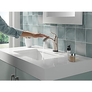 Delta Faucet Lahara Bronze Bathroom Faucet, Single Hole Bathroom Faucet, Single Handle, Diamond Seal Technology, Drain Assembly, Venetian Bronze 538T-RB-DST