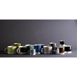Pantone Espresso, Small Coffee Cup, fine China (Ceramic), 120 ml, Green, Greenery 15-0343, Color of The Year 2017, One Size