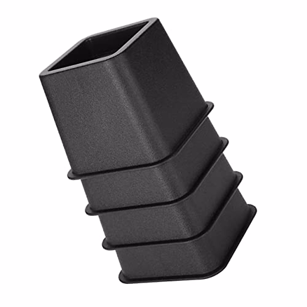 DOITOOL 4pcs Table Leg Protectors Silicone Table Protector Carpet Protector for Furniture Legs Heavy Duty Furniture Lifter Mattress Risers Square Bumper Protective Agent Heightener Floor
