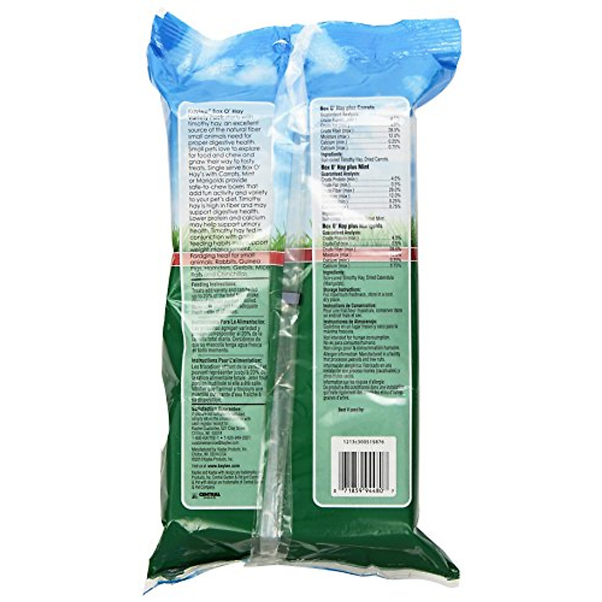 Kaytee Kaytee Tube O Hay Plus Marigold Treats, 4-Inch/2.7-Ounce