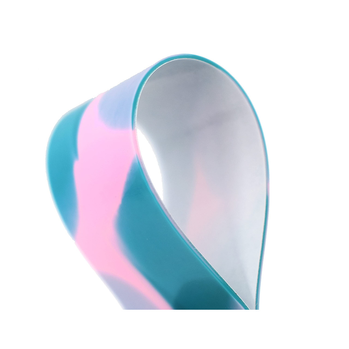 Teak Tuning Pro Duro Grip Tape, Pink & Teal Swirl - Ultra Premium, Custom Teak Silicone Polymer Blend - 41A Durometer for Ultimate Grip, Comfort, Control & Performance - 0.7mm Thick