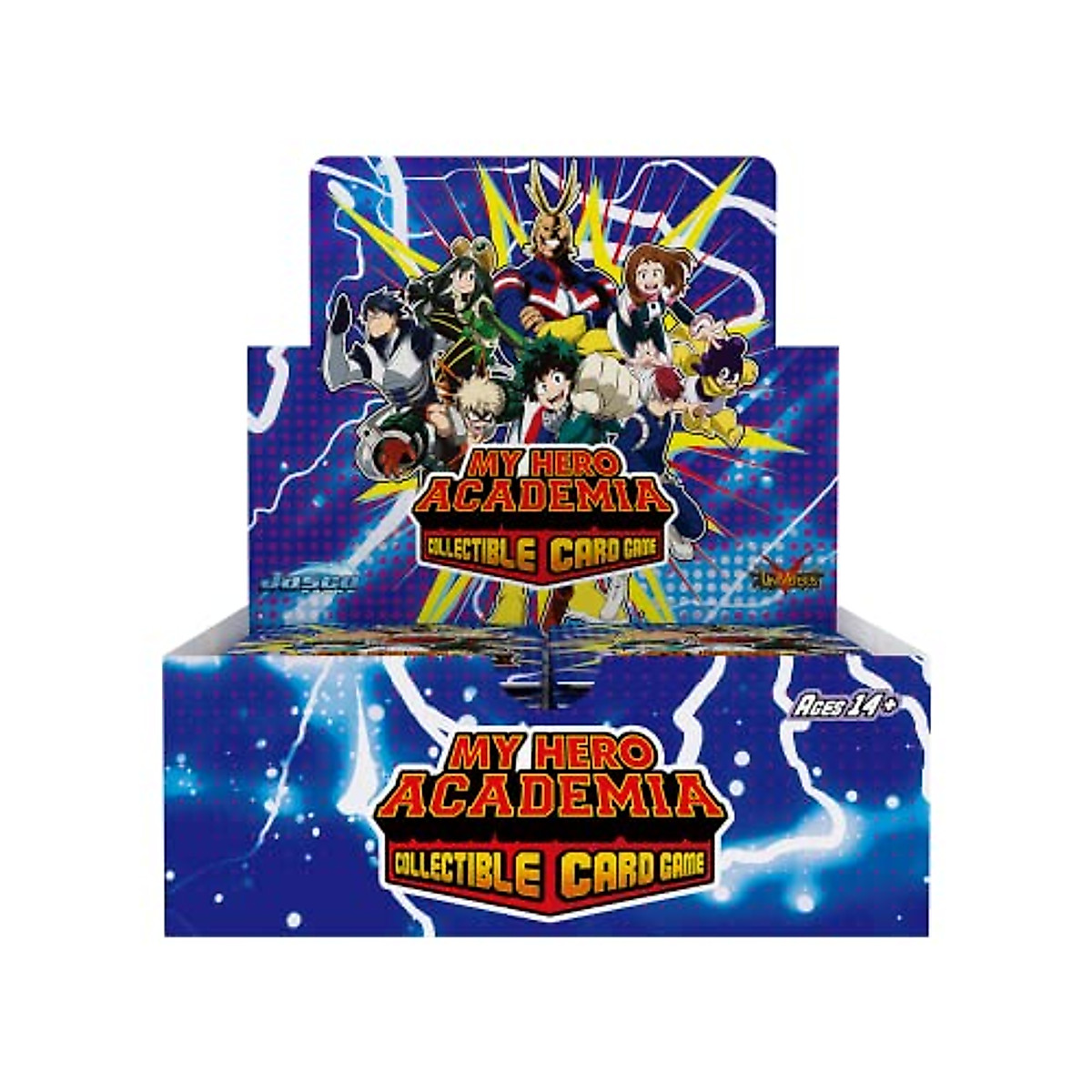 Jasco Games My Hero Academia Collectible Card Game Series 1 Unlimited | 240-card 24-Pack Booster Display | Trading Cards for Adults and Teens | Ages 14+ | 2 Players | Avg. Playtime 45+ Mins | Made