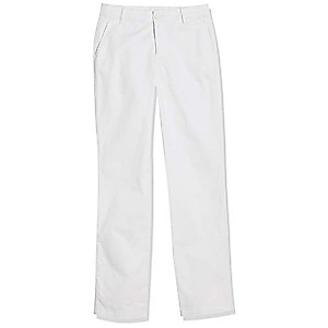 Amazon Essentials Women's Stretch Twill Chino Pant (Available in Classic and Curvy Fits), Bright White, 8