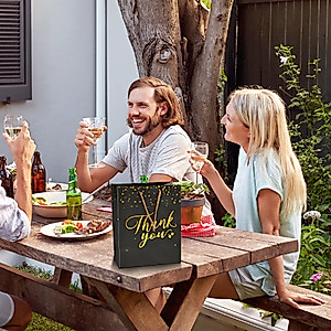 PAICUIKE 24 Pcs 8.3x3.15x5.9 Inch, 8 Colores Kraft Paper Gift Bag with Handles Bulk, Goodie Bags for Birthday Party Favor Bags & Rainbow Gift Bags & Gift Wrap Bags