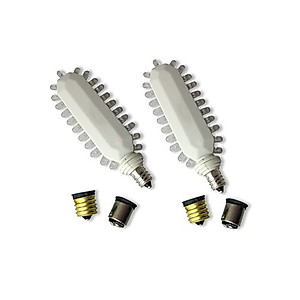 LED Retro Fit Kit for Exit Light (2 Pack) 12 Volt E17/E12 Base