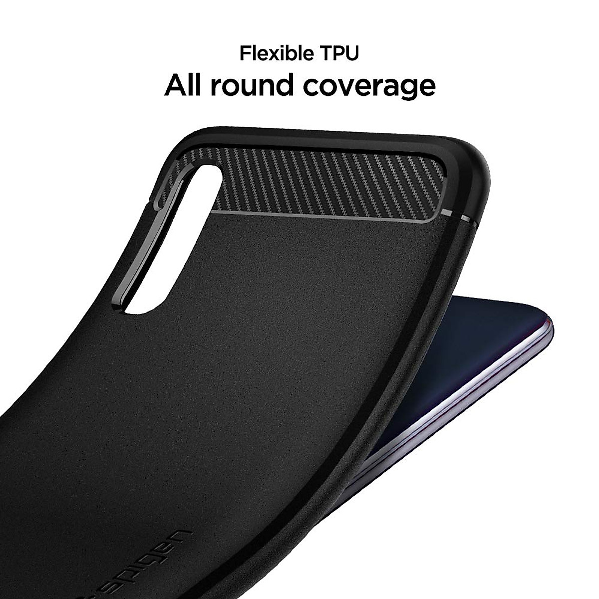 Spigen Rugged Armor Designed for Samsung Galaxy A50 / A50s / A30s Case (2019) - Matte Black