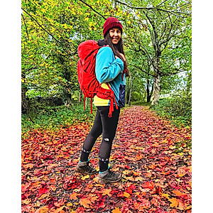 SEALSKINZ Unisex Waterproof Cold Weather Roll Cuff Beanie, Red, XX-Large