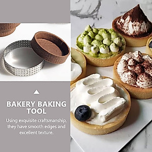 Cabilock 1PC Stainless Steel Cake Ring, Round, 8 inch