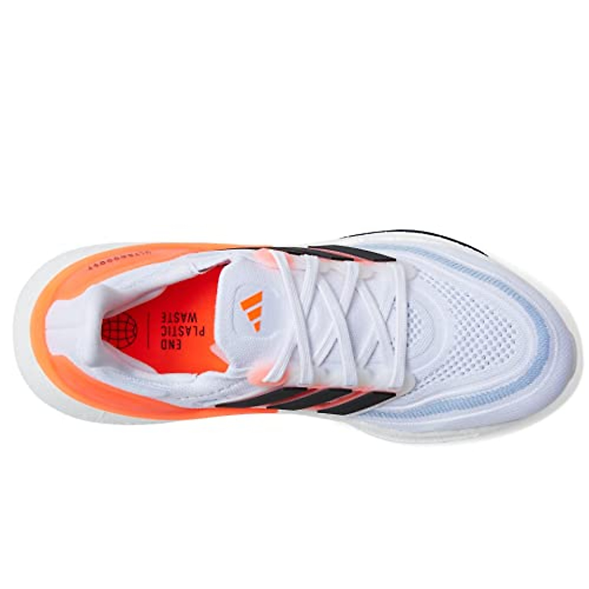 adidas Women’s Ultraboost Light Running Shoes (Ultraboost 23), White/Black/Solar Red, 7