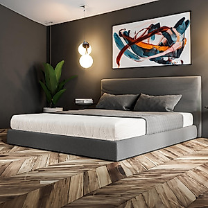 Irvine Home Collection Twin Size 8-Inch, Gel Memory Foam Mattress, Medium Firm Feel, Breathable, Cool Sleep and Pressure Relief, CertiPUR-US Certified, Temperature Balanced