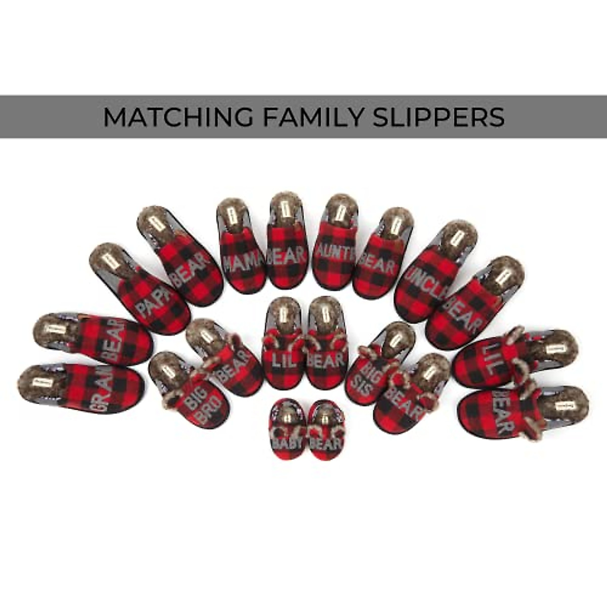 Dearfoams Kids Unisex Slipper, Lil Bear Plaid, US 7-8 Toddler