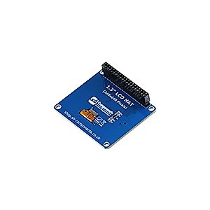 1.3inch LCD HAT for Raspberry Pi 4B/3B+/3B/2B/B+/A+/Zero and Zero W, 1.3" LCD Display, 240x240 Resolution, 65K RGB Colours Expansion Display Module for Raspberry Pi