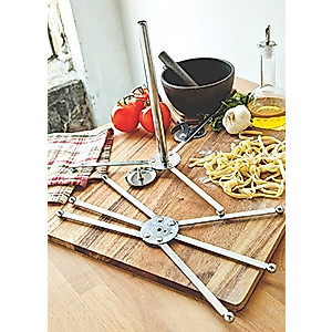 Fox Run Pasta Drying Rack, 14.13 x 14.13 x 10.75 inches, Metallic