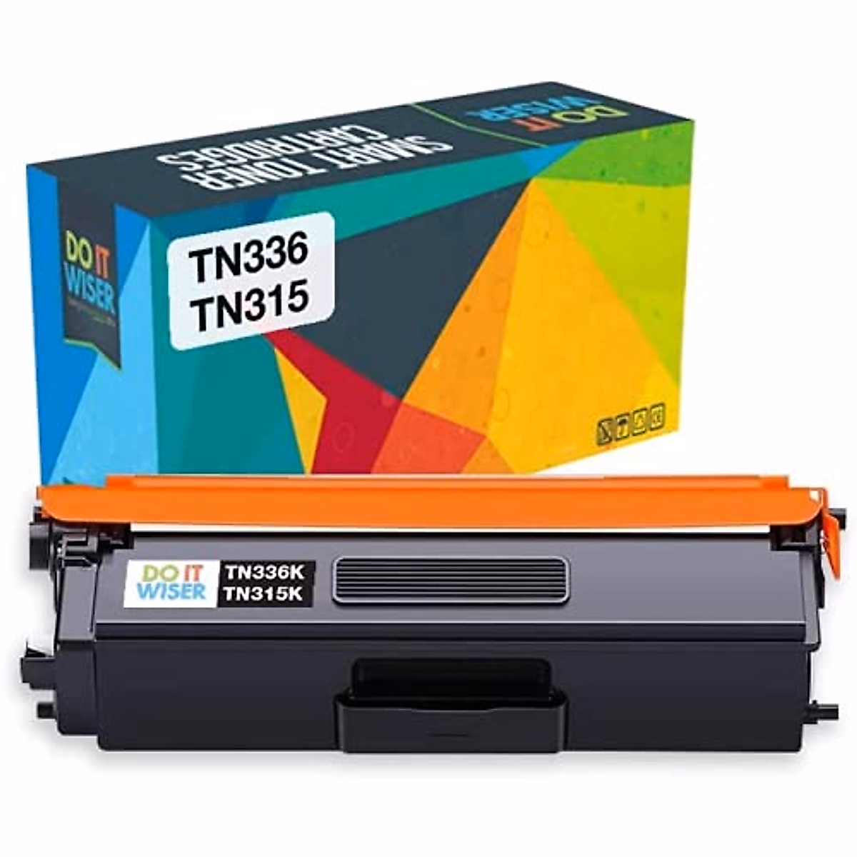 Do it Wiser Compatible Black Toner Cartridge for Brother TN315BK TN336 TN315 TN310 TN331 HL-L8350CDW HL-L8350CDWT HL-L8250CDN HL-4150CDN MFC-L8850CDW MFC-L8600CDW MFC-9970CDW - High Yield 4,000 Pages