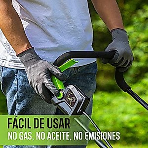 Greenworks 24V 13-Inch Brushless Push Lawn Mower, Cordless Electric Lawn Mower with 4.0Ah USB (Power Bank) Battery and Charger Included