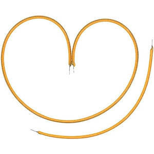 1Pc Red 130mm Edison Bulb 3v Cob LED Filament Flexible Lamp Parts Warm Light Edison Bulb Light Accessories Flexible Filament,Light Bulbs(130mm),LED Bulbs,Tools and Home Improvement