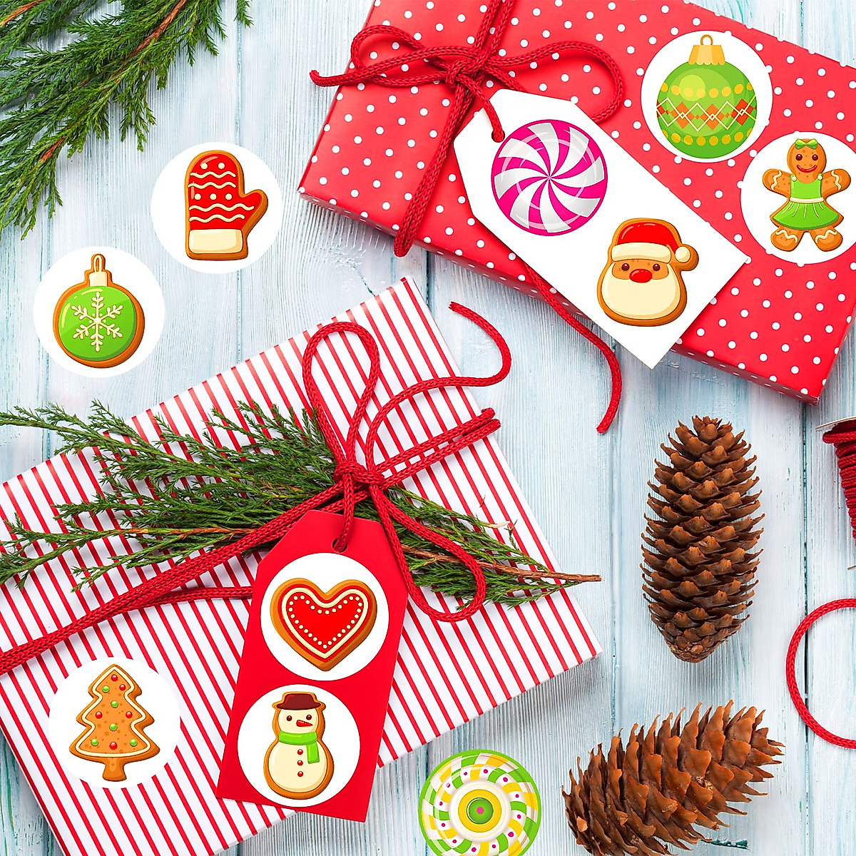 Funnlot Christmas Stickers For Kids Christmas Ornament Stickers 384pcs Stickers Christmas Christmas Stickers Roll Assortment Holiday Sticker Santa Snowman Reindeer Stickers