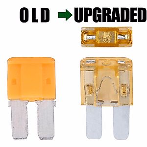 ACBungji 140 Pack Micro 2 Fuse Kit Automotive Assorted, Upgraded Micor II Blade Fuse 5A 7.5A 10A 15A 20A 25A 30A ATO ATC for SUV Truck Rv Car Fuses Assortment Kit