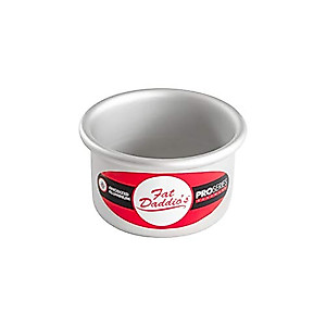 Fat Daddio's Round Cheesecake Pan, 3 x 2 Inch, Silver