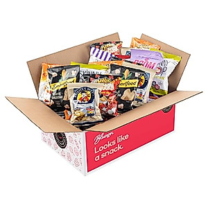Popcorn Variety Pack - Snack Bag Assortment Care Package - Bulk Sampler (32 Count)