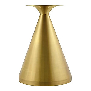 Modway Tupelo Oval Artificial Marble 42" Dining Table, 42 Inch, Gold Black