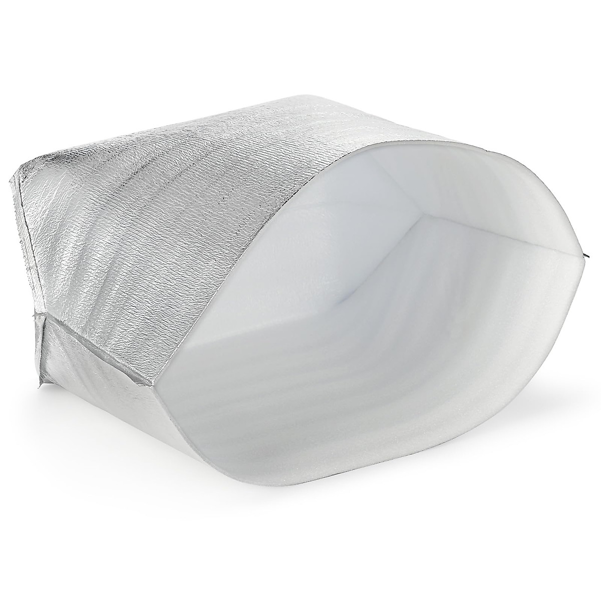 ZEAYEA 10 Pack Insulated Shipping Bags, 13.2" x 8.7" x 13.2" Thermal Box Liners for Frozen and Hot Food, Large Waterproof Reusable Insulation Bags for Shopping Bag Insulation Lining Camping Picnic