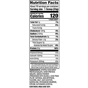 Dymatize ISO100 Hydrolyzed Protein Powder, 100% Whey Isolate Protein, 25g of Protein, 5.5g BCAAs, Gluten Free, Fast Absorbing, Easy Digesting, Fudge Brownie, 5 Pound
