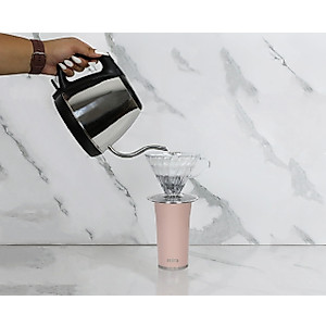 MIRA 12 oz Coffee Travel Mug - Stainless Steel Insulated Tumbler with Leak-Proof Lid - Hot & Cold Cup - Punch