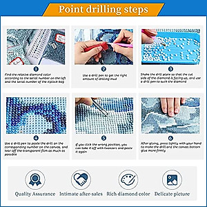 Apcufir Fall Diamond Painting Kits for Adults Beginners Round Full Drill 5D DIY Pumpkin Diamond Art Kits Sunflowers Picture Art for Home Wall Decor 12x16inch