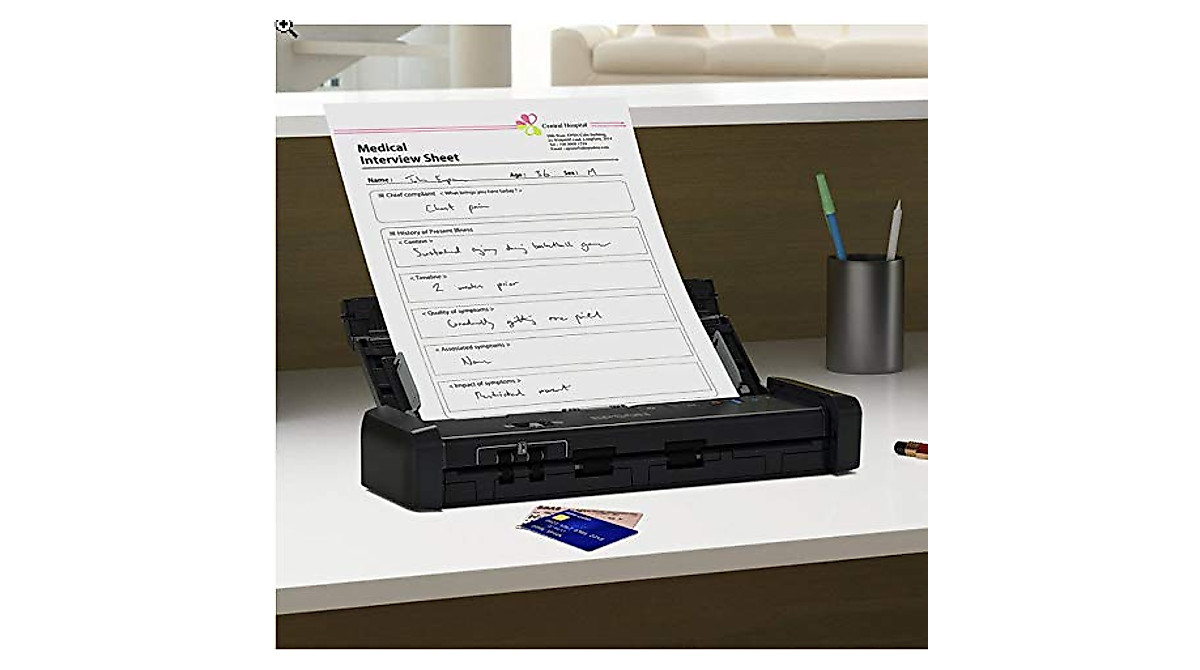 Epson WorkForce ES-200 Portable Document Scanner | Fast & Compact