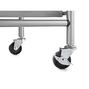 Whitmor 3 Section Rolling Laundry Sorter with Folding Station - Ironing Board