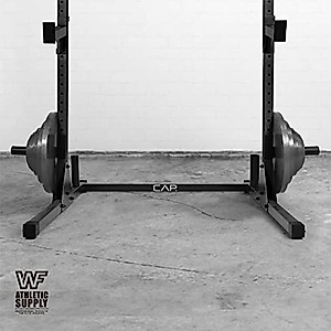 CAPHAUS Squat Rack, Home Gym Quarter Cage for Full Body Strength Workout; Safety Spotter Arms, Plate Holder & Half Rack Conversion Kit Accessories Options Available