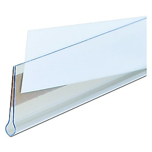 C-Line Self-Adhesive Label Holders, Top Load, 0.5 x 3, Clear, 50/Pack
